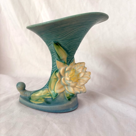Vintage | Accents | Antique 4s Floral Ceramic Chalkware Vase Home Decor ...